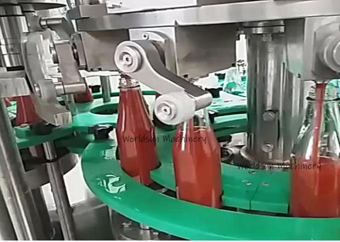 SUS 304 9000BPH XO Sauce Filling Machine glass jar filling capping machine